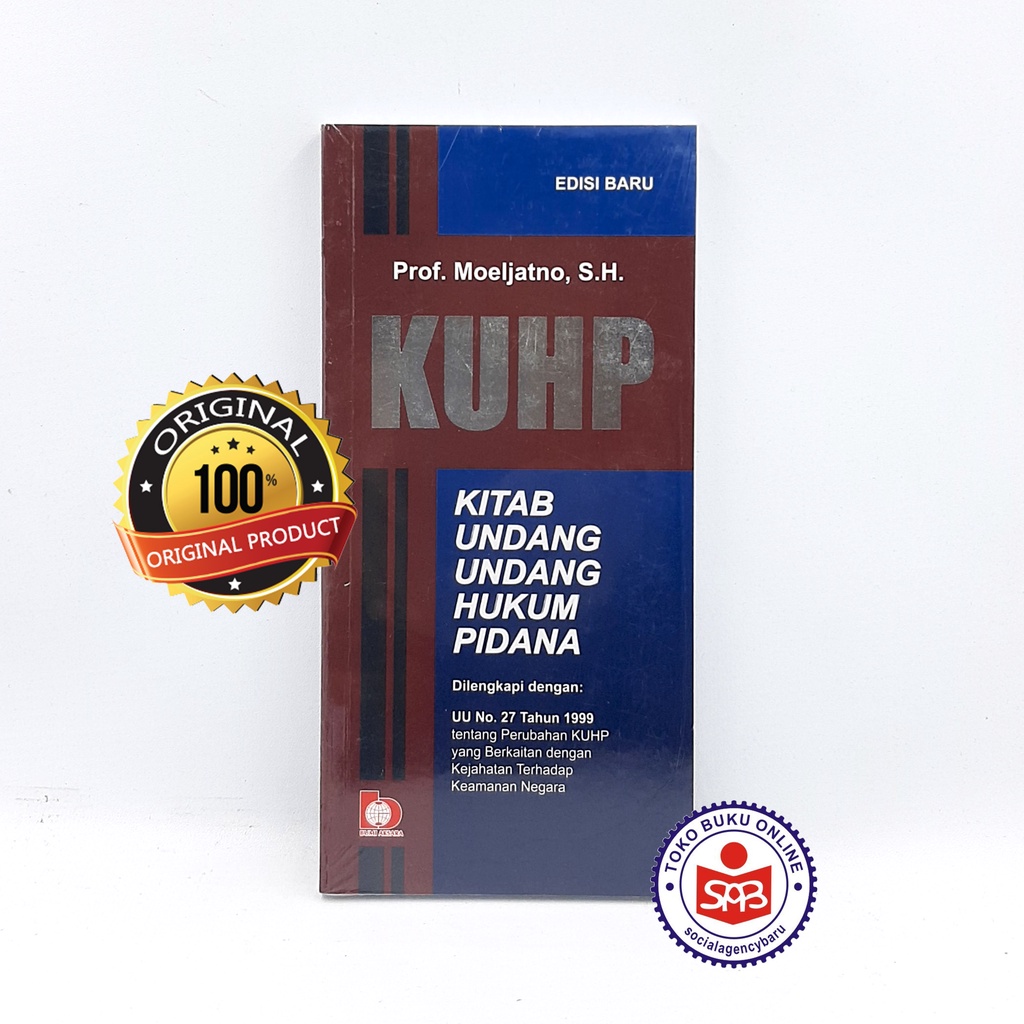 Jual KUHP Kitab Undang Undang Hukum Pidana Edisi Revisi - Moeljatno | Shopee Indonesia