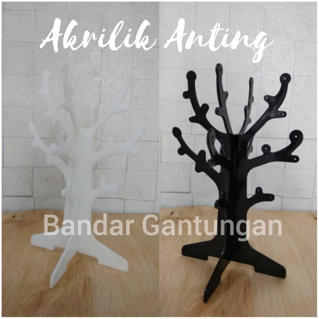 Jual Display Akrilik Anting Pohon/Display Aksesoris/Display Pajangan ...
