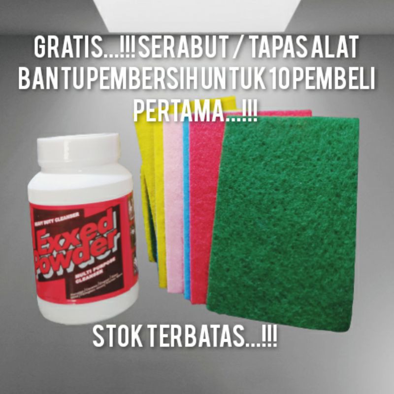 Jual EXXED POWDER pembersih kerak air kerak kaca keramik WC serbaguna ...