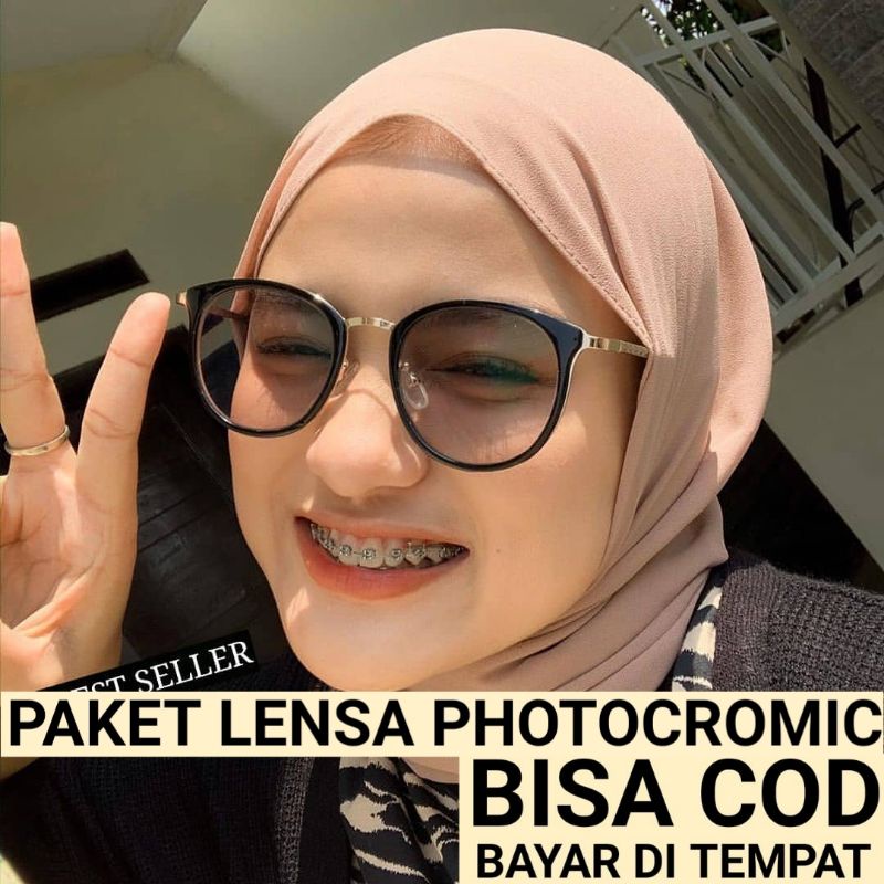 Jual KACAMATA LENSA PHOTOCROMIC 9228 Kacamata Wanita Murah GRATIS LENSA ...