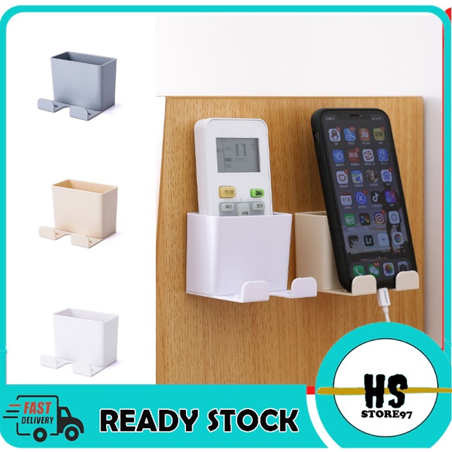 Jual [BISA COD] Rak Holder Tempel Dinding 2in1 Wall-Mounted Charging ...