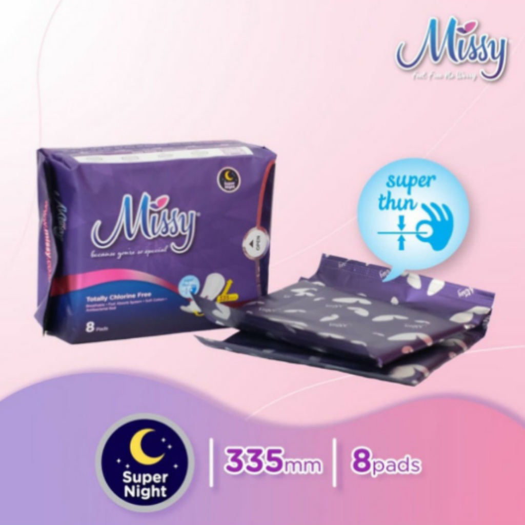 Jual Missy Pembalut Wanita Pads Missy Pentyliner Mini Day Night Dan