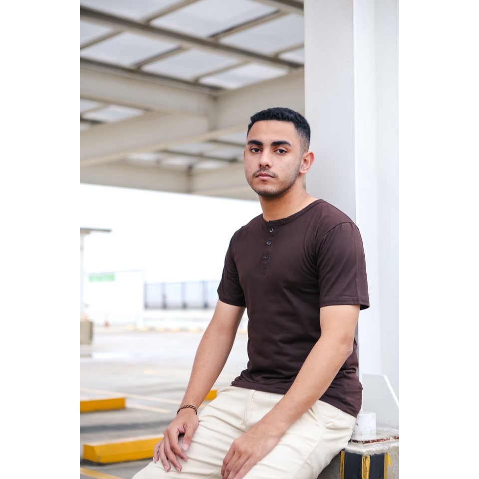 Jual Henley Tee (kaos polos) | Shopee Indonesia Jual Henley Tee (kaos polos) | Shopee Indonesia