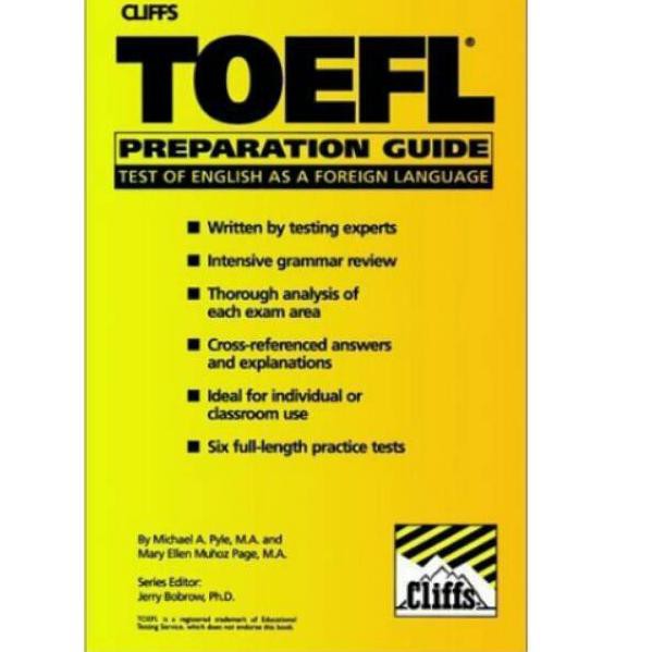 Jual CLIFFS TOEFL Preparation Guide with CD (KODE Q6051) | Shopee Indonesia