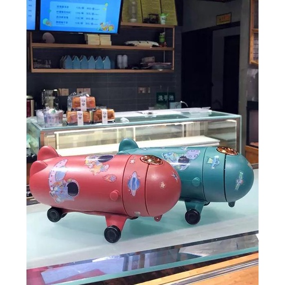 Jual Botol Minum Anak Roket Astronot To The Moon Tumbler Tali Sedotan ...