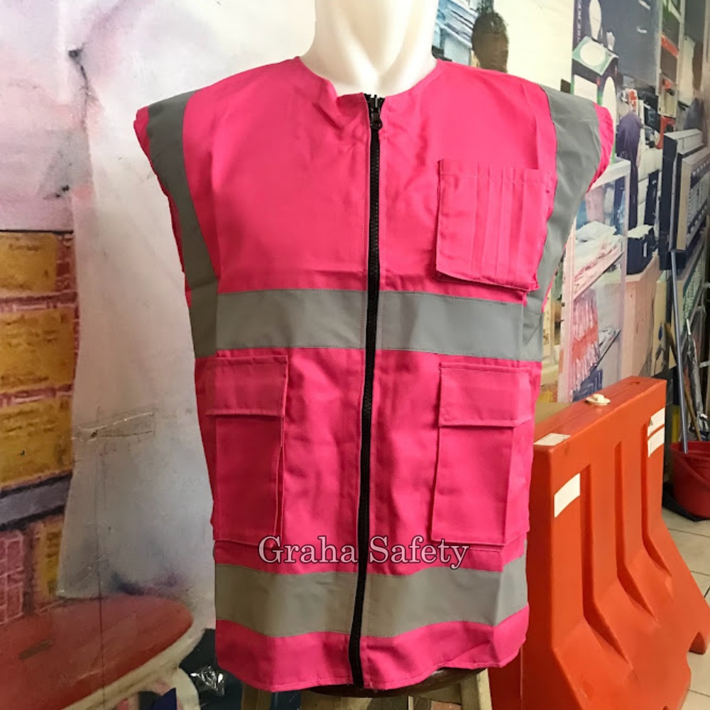 Jual Rompi Safety American Drill Warna Biru Pertamina - Rompi Safety ...