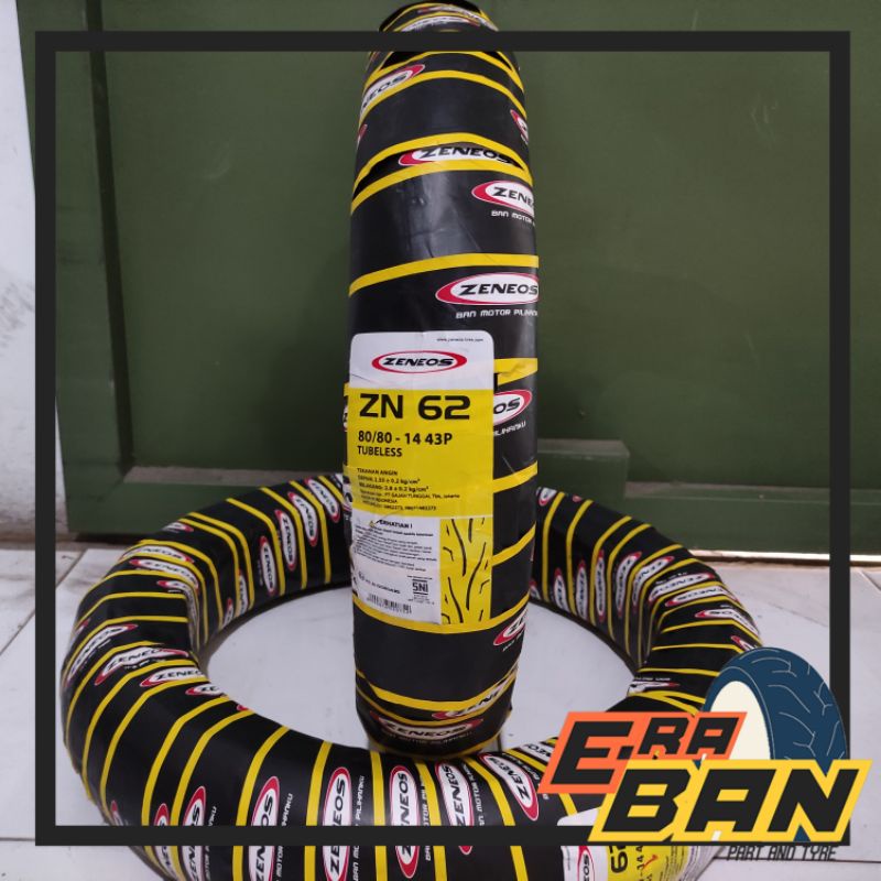 Jual BAN ZENEOS ZN62 80 80 RING 14 TUBELESS MIO BEAT VARIO | Shopee ...