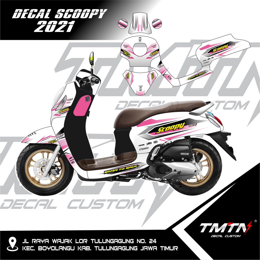 Jual DECAL SCOOPY FULL BODY RACING HEART 2021 | STIKER DECAL SCOOPY ...