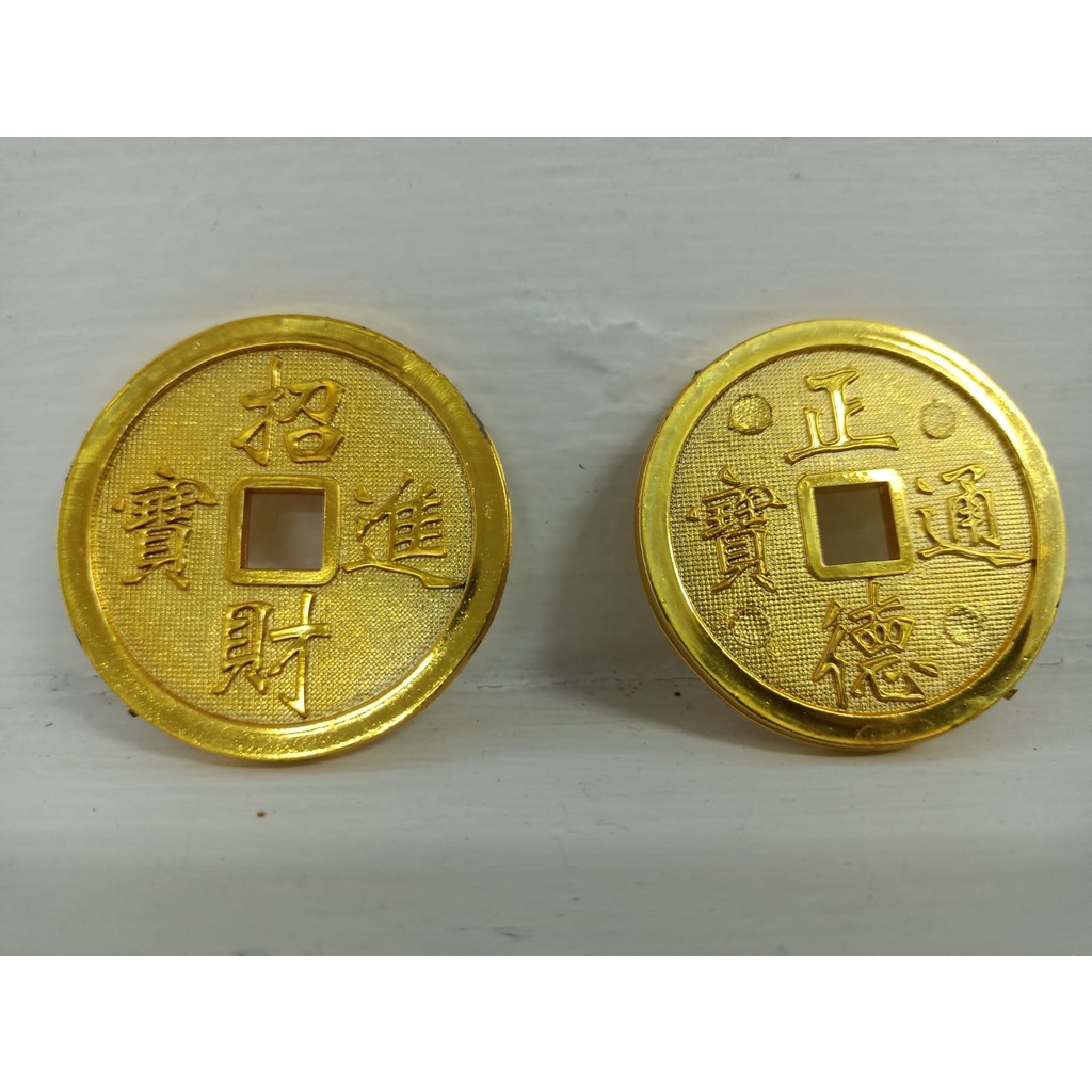 Jual CD01 Cake Topper Yenpao Yen Pao Duit Coin Emas Yenpau Hiasan Uang ...