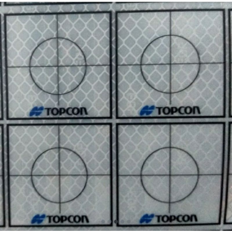 Jual Reflector Sheet Reflective Tave Prisma Target Topcon 5x5cm9 ...