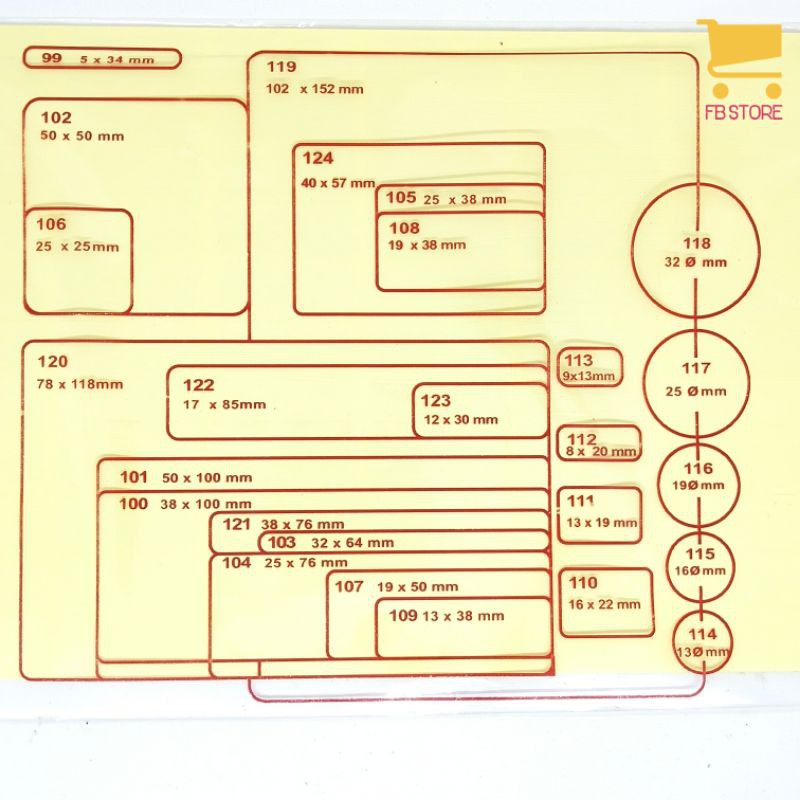 Jual Sticker label harga kertas / self adhesive labels KOJICO 929 ...