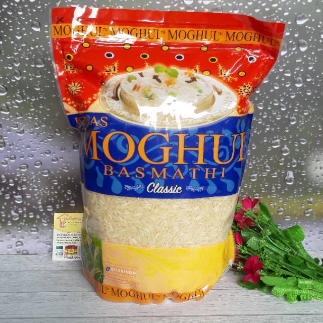 Jual Basmati Rice MOGHUL 2kg / spesial Long Rice / Beras Basmati ...
