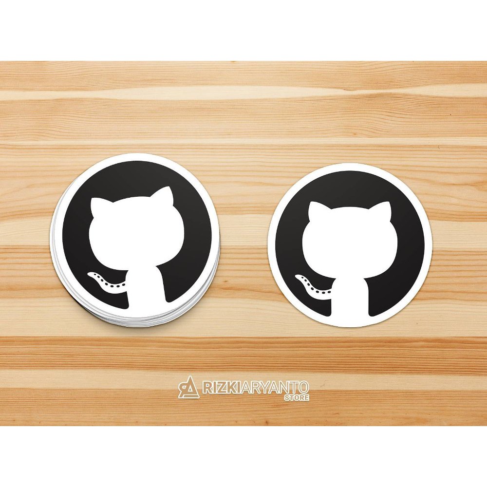 Jual Sticker - Stiker Logo Github without Wordmark untuk PC Laptop HP ...