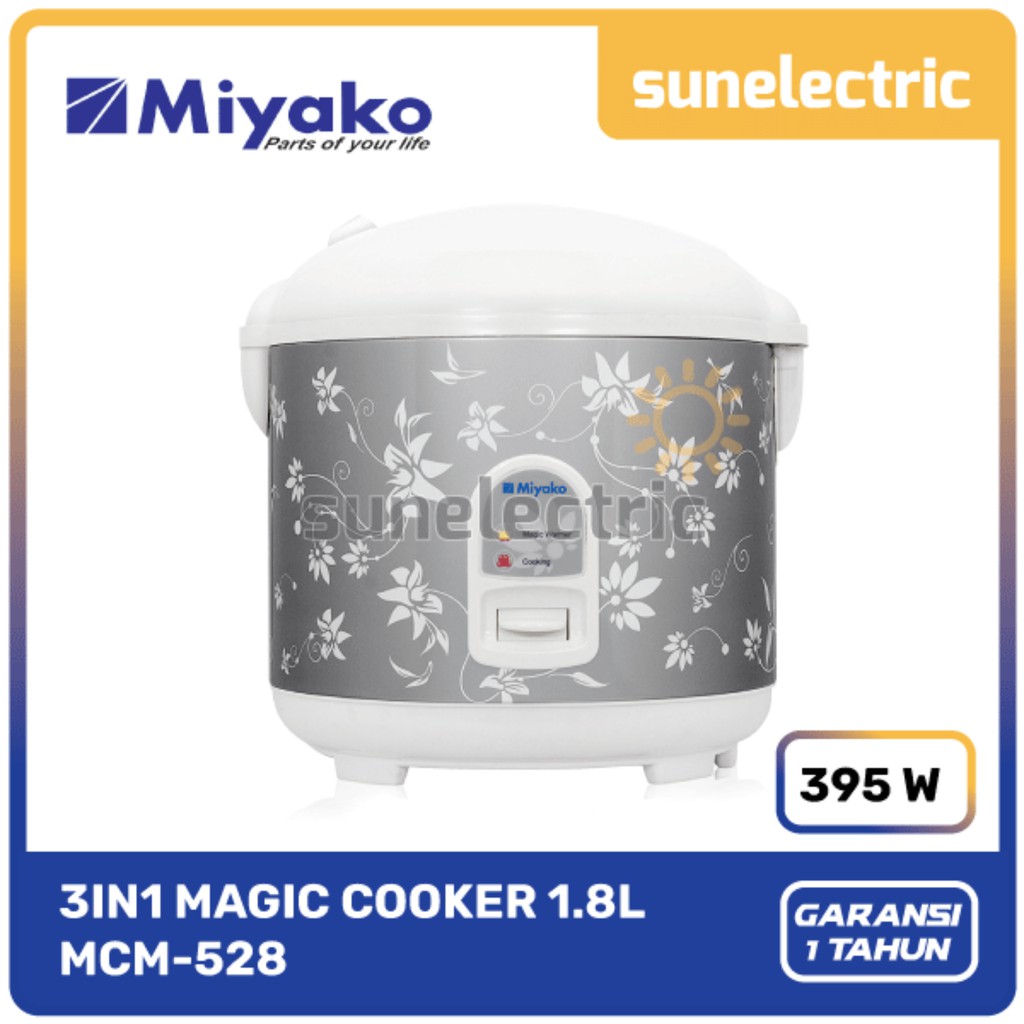 Jual Miyako MCM 528 Magic Com / Rice Cooker MCM-528 / MCM528 [1.8L ...