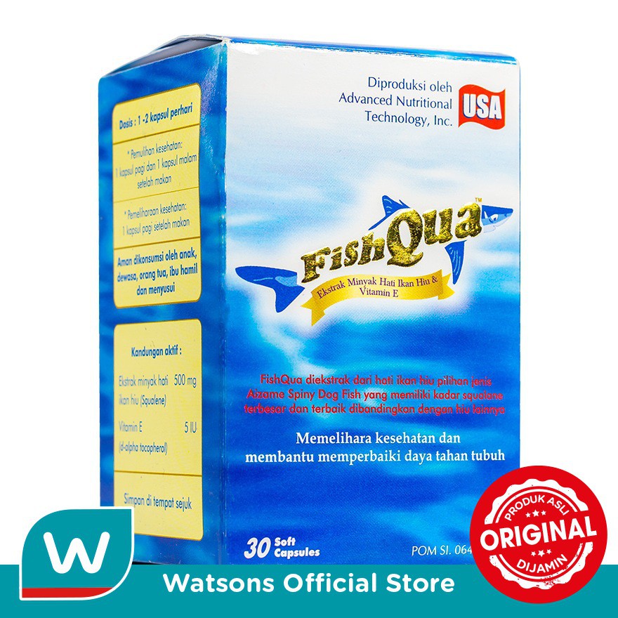 Jual Fishqua Capsules 30's | Shopee Indonesia