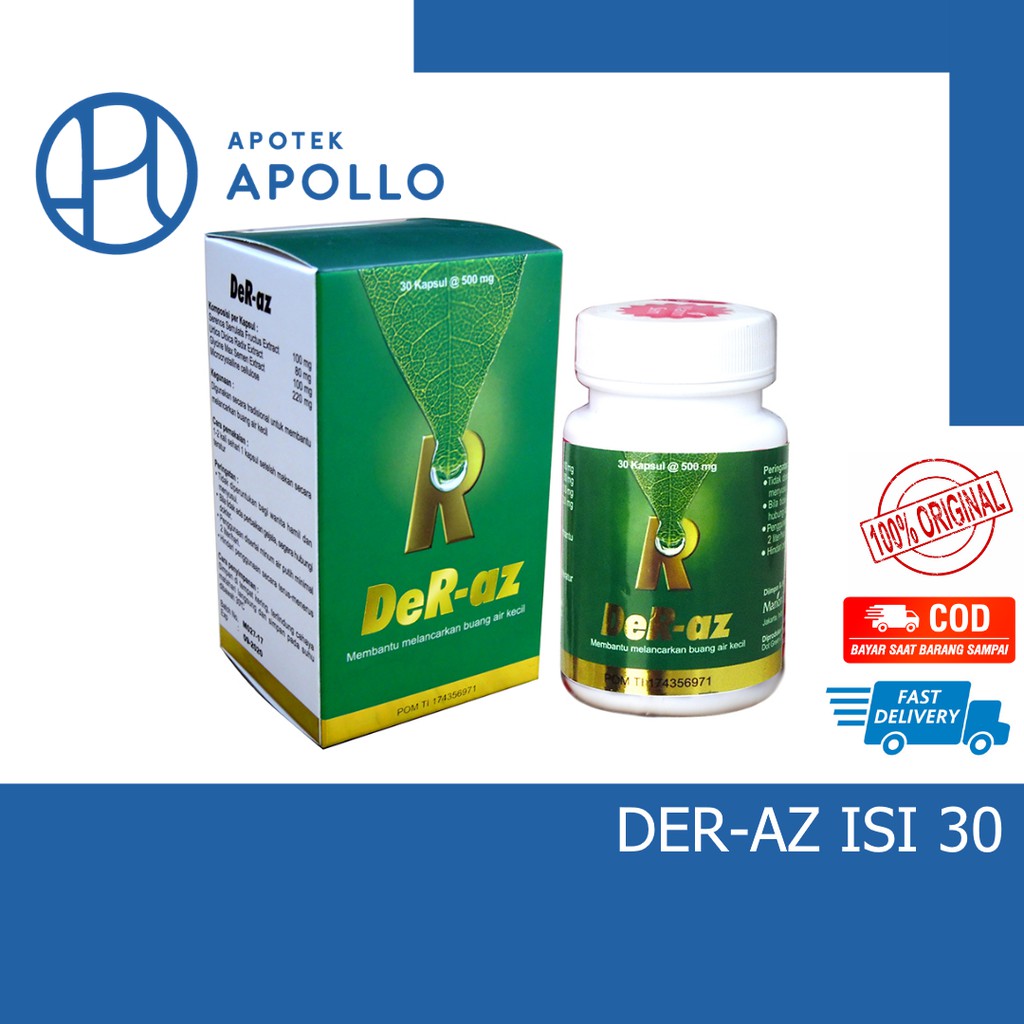 Jual DERAZ MELANCARKAN BUANG AIR KECIL DER-AZ DRAZ DERAS D-RAZ | Shopee Indonesia