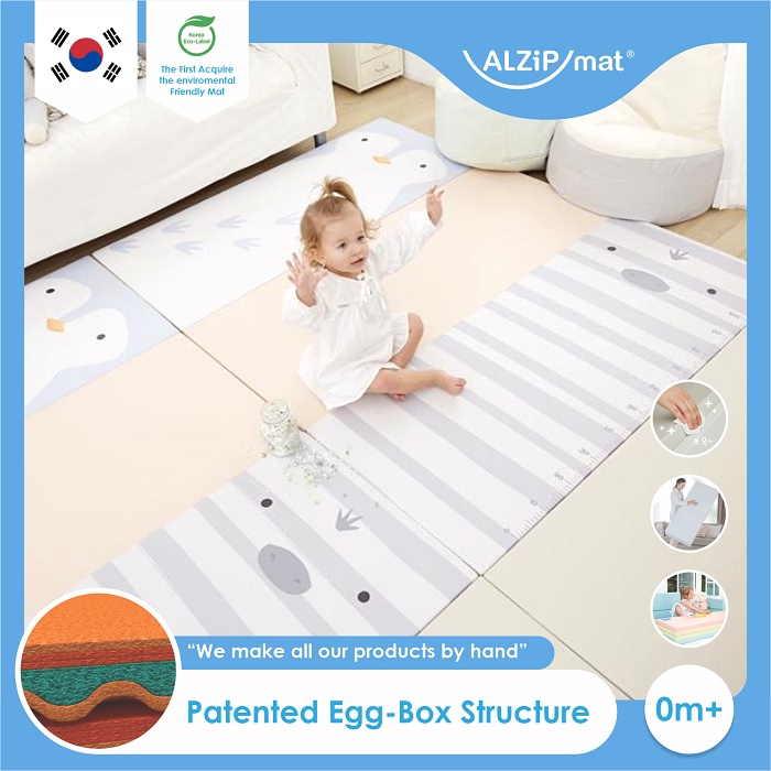 Jual ALZiPmat - Zoo Mat - Penguin & Zebra - 240SG | Shopee Indonesia