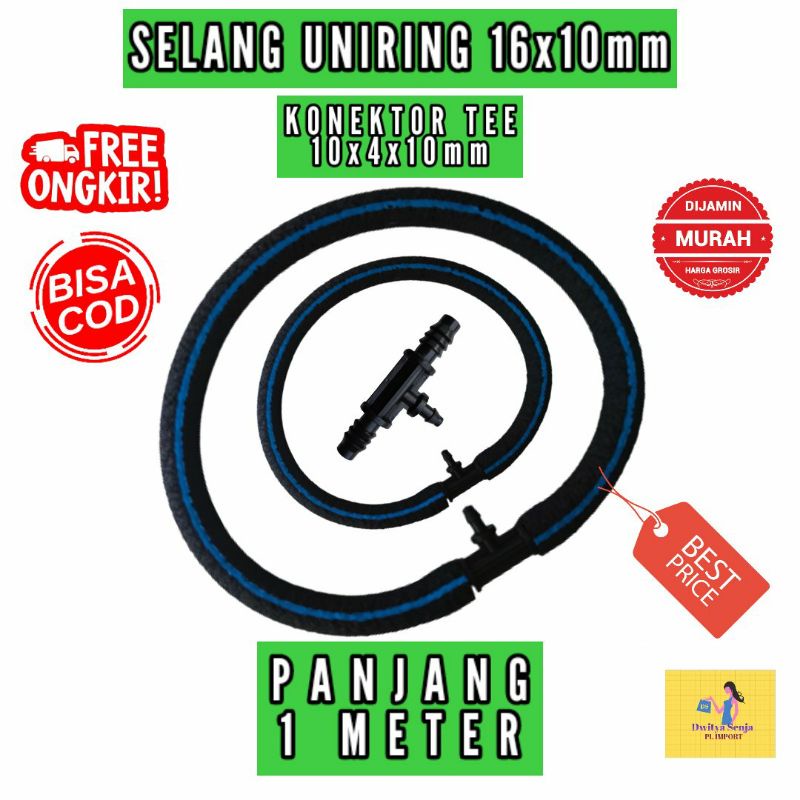 Jual SELANG UNIRING, SELANG AERATOR 16x10 SELANG AERASI 1 METER ...