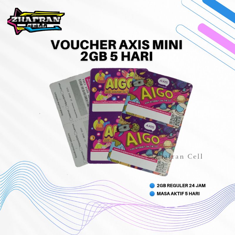 Jual VOUCHER AXIS AIGO 2GB 5 HARI NASIONAL | Shopee Indonesia