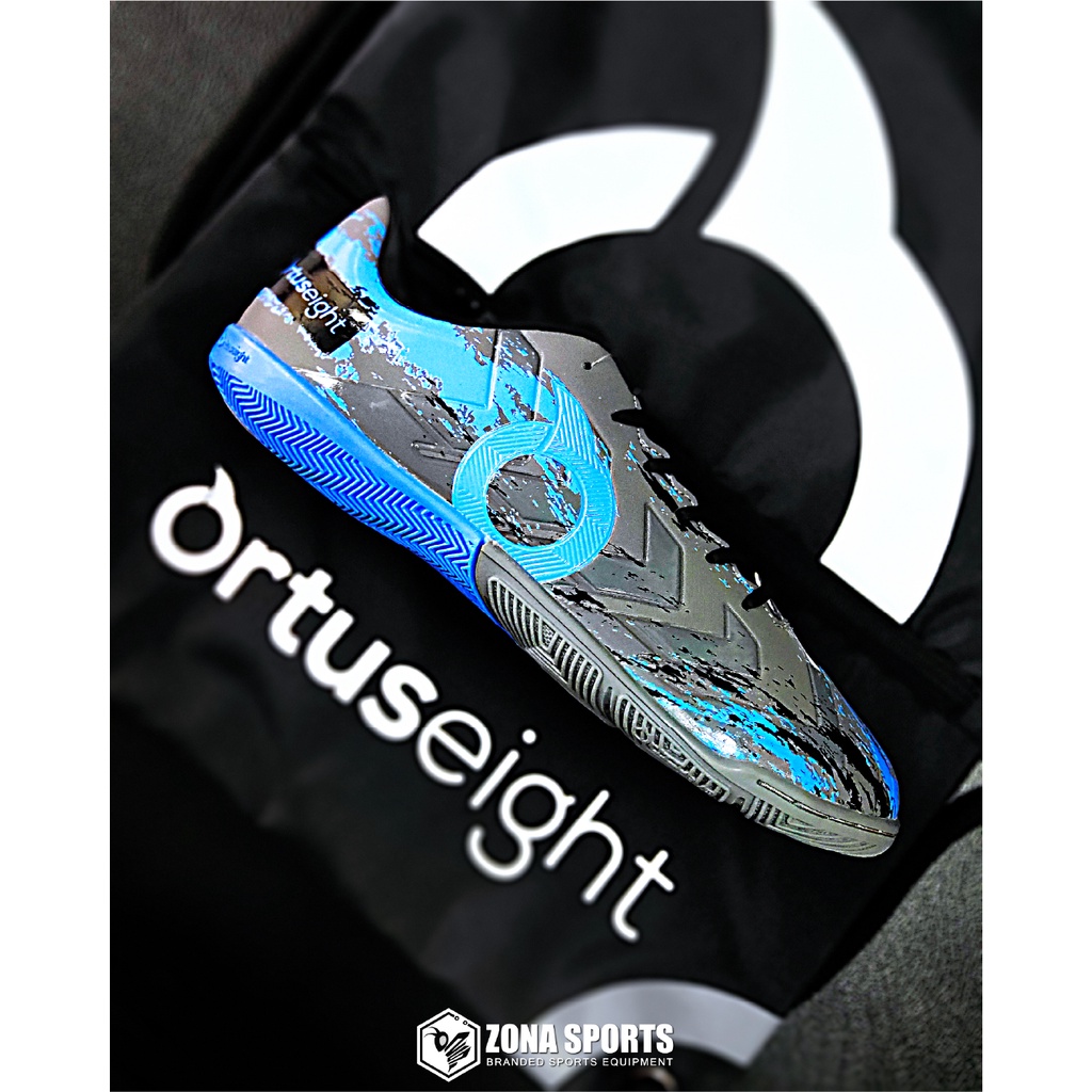Jual Sepatu Futsal Ortus Inferno IN grey ultramarine black | Shopee ...