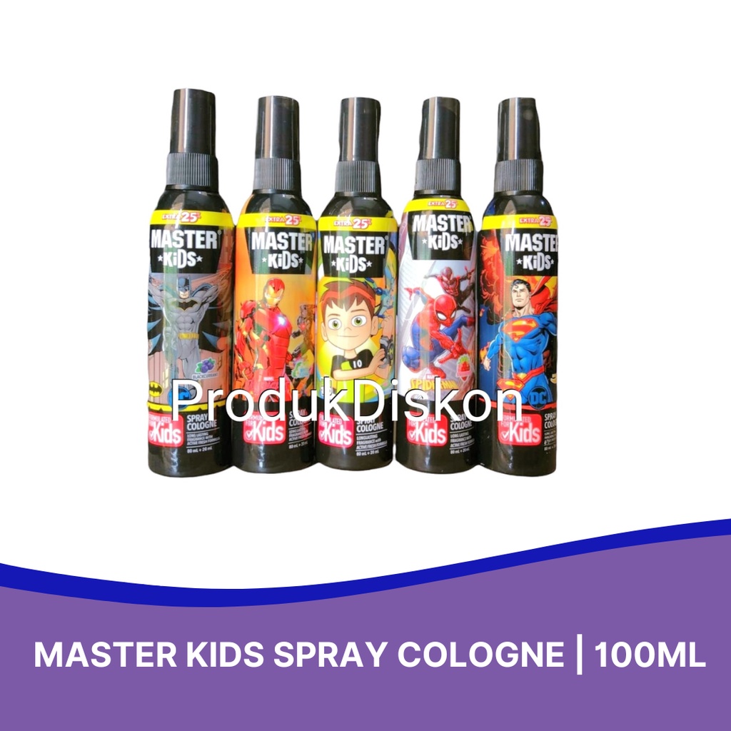 Jual MASTER KIDS Spray Cologne Parfum Anak 100ml | Shopee Indonesia