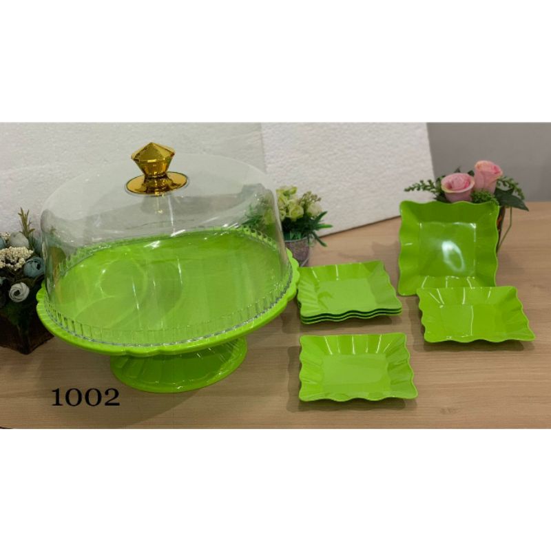 Jual Tempat Kue Bolu Set Piring Kecil Golden Sunkist | Shopee Indonesia