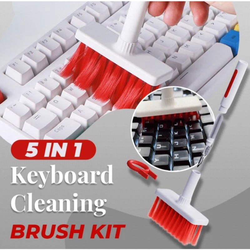 Jual Kuas Keyboard 5in1 Sikat Pembersih Earphone Brush Kit Cleaner ...