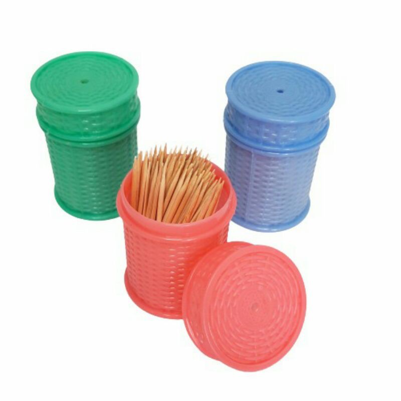 Jual Tempat Tusuk Gigi Jacky Model Rotan Bulat Toothpick Keeper Murah ...
