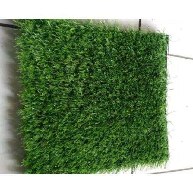 Jual Rumput sintetis 25x25cm rumput alas seserahan bahan craft - rumput ...