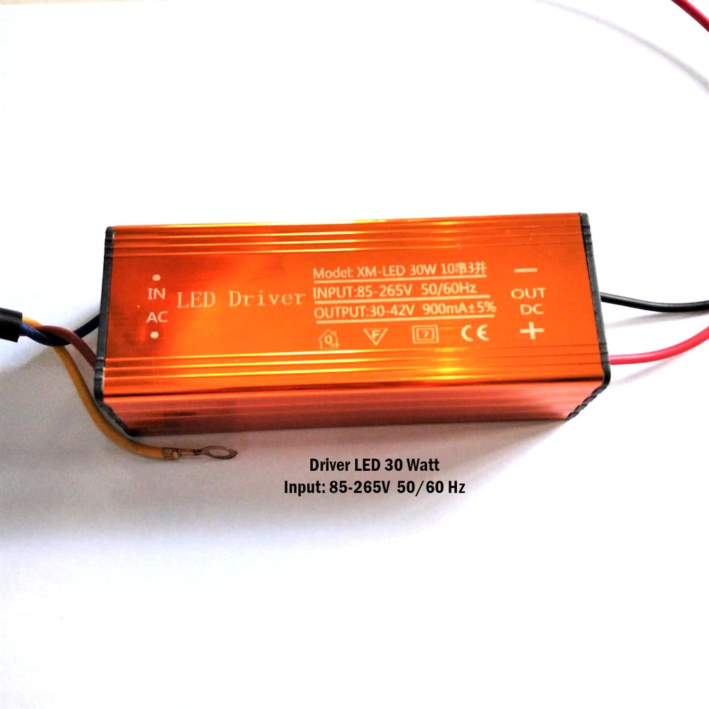 Jual LED Driver 30 watt WATERPROOF CASING BESI | Shopee Indonesia