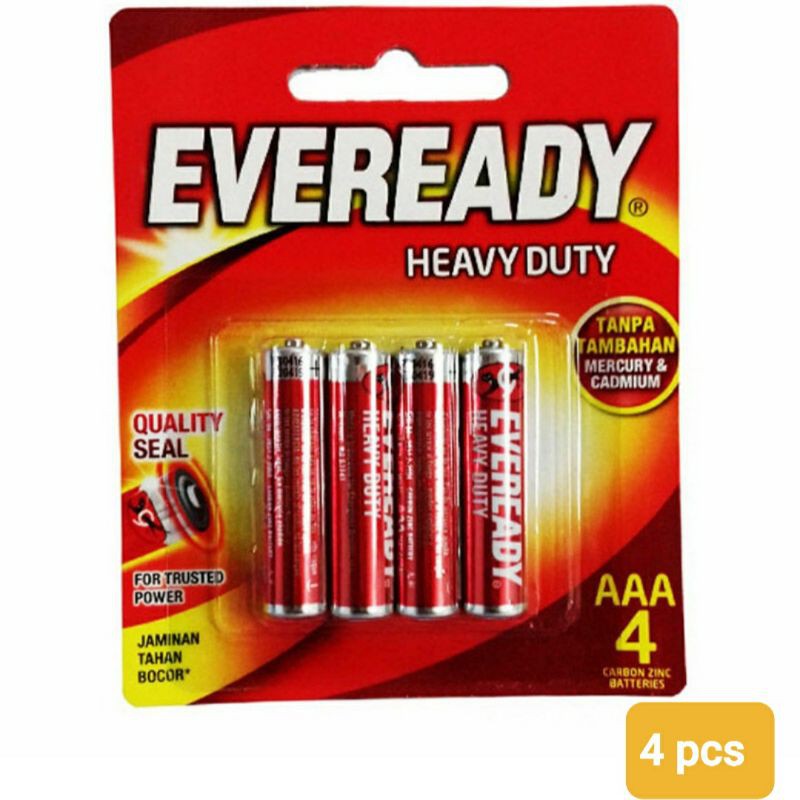 Jual eveready battery remote A3 atau AAA 4pcs | Shopee Indonesia