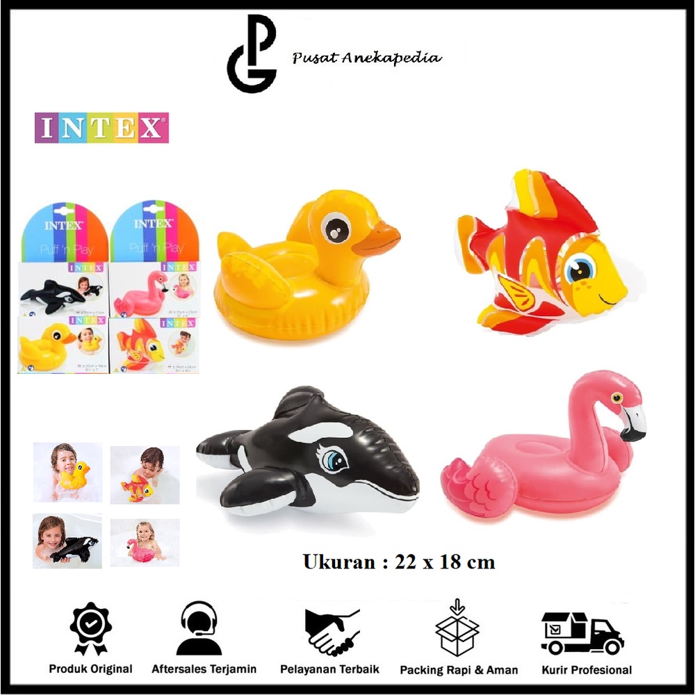 Jual Intex Mainan Mandi Anak Puf'N Play Water Toys - Mainan Anak Mandi ...