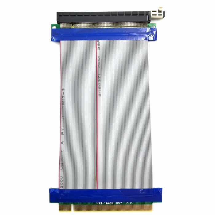 Jual PCIE VGA 16x Riser 15cm kabel extension cable mining cable ...