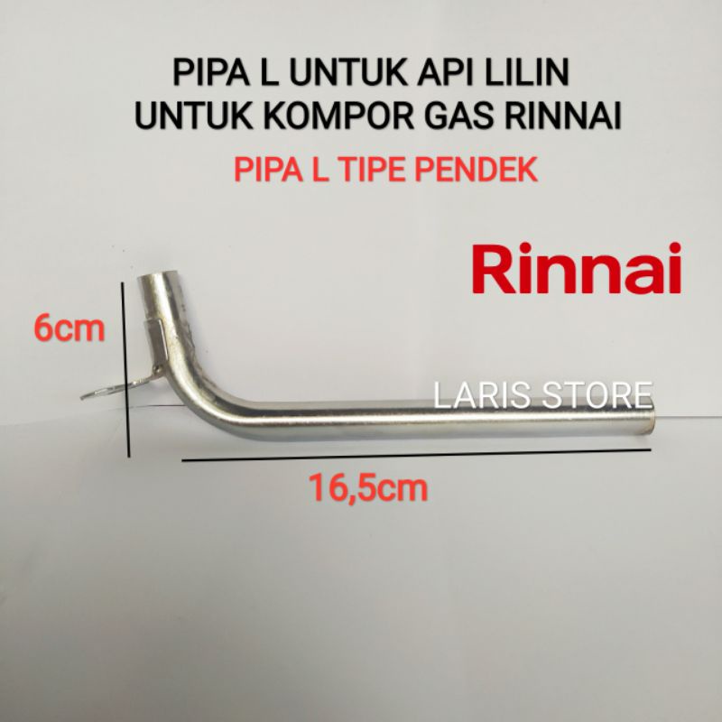 Jual Pipa L Cerobong Untuk Api Lilin Kompor Gas Rinnai Leher Pendek ...