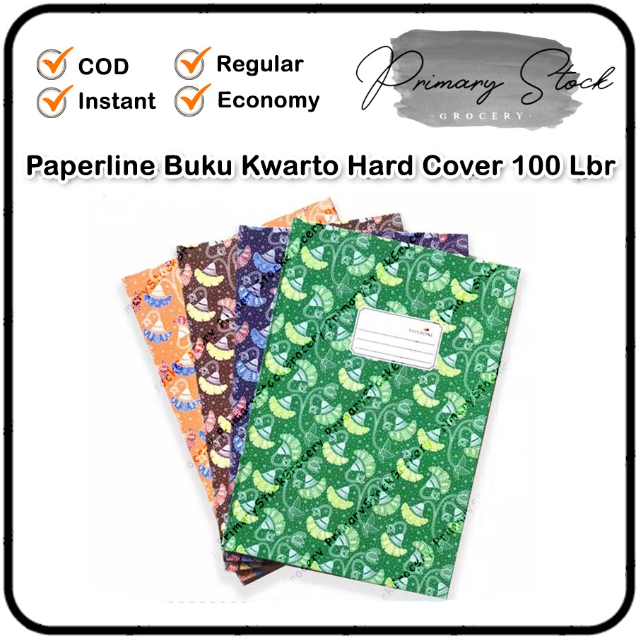 Jual Buku Hard Cover Quarto Paperline Kwarto Buku Tulis Kuarto Q4 ...