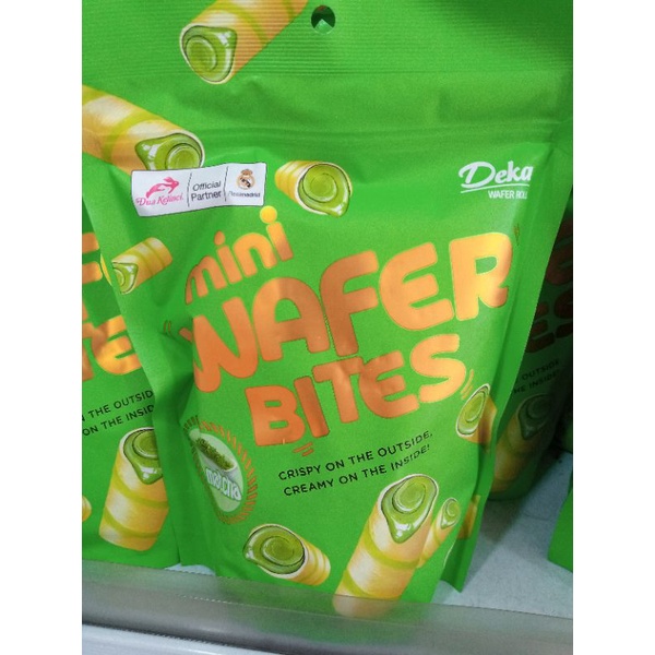 Jual Standing Pouch Wafer Minibites 170 gram rasa Durian Matcha Green ...