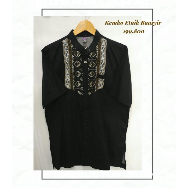 Jual rabbani kemko etnik baasyir pdk hitam/ koko dewasa/ koko lengan ...