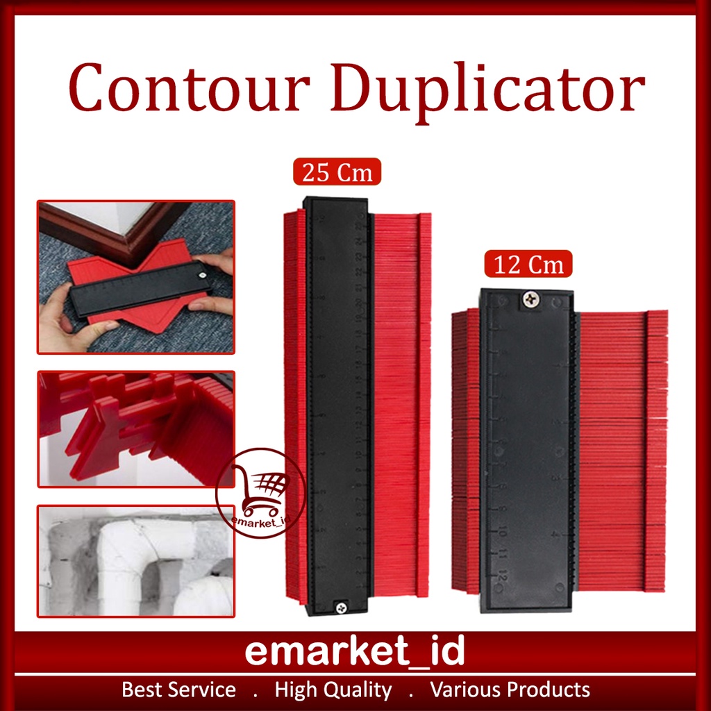 Jual Contour Duplicator Gauge / Tool Ruller Alat Profile Copy Contour ...