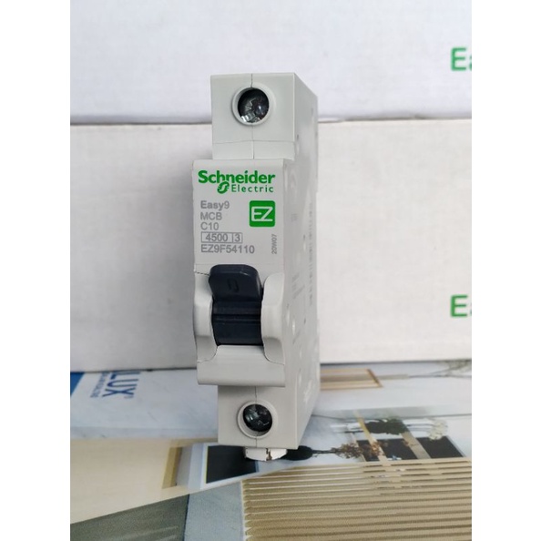 Jual MCB SCHNEIDER 10A Hitam Miniatur Circuit Breaker Original | Shopee ...
