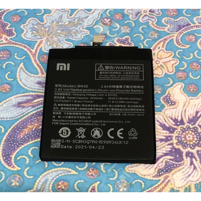 Jual Battery batre Xiaomi BN30 - BN 30 - BM 30 - Redmi 4A | Shopee ...