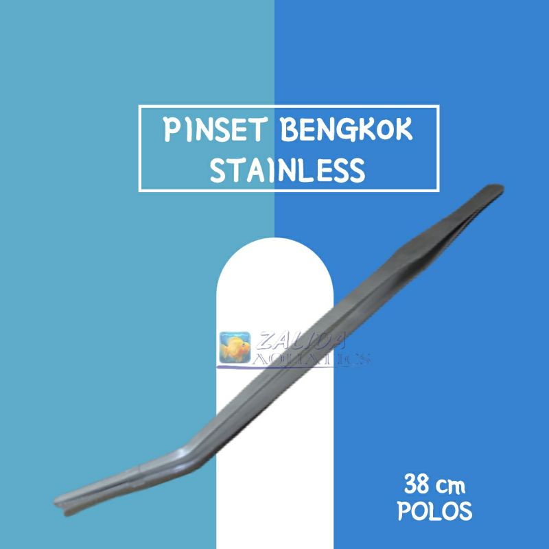 Jual Pinset Aquascape Bengkok/Pinset Stainless 38 Cm polos/Pinset ...