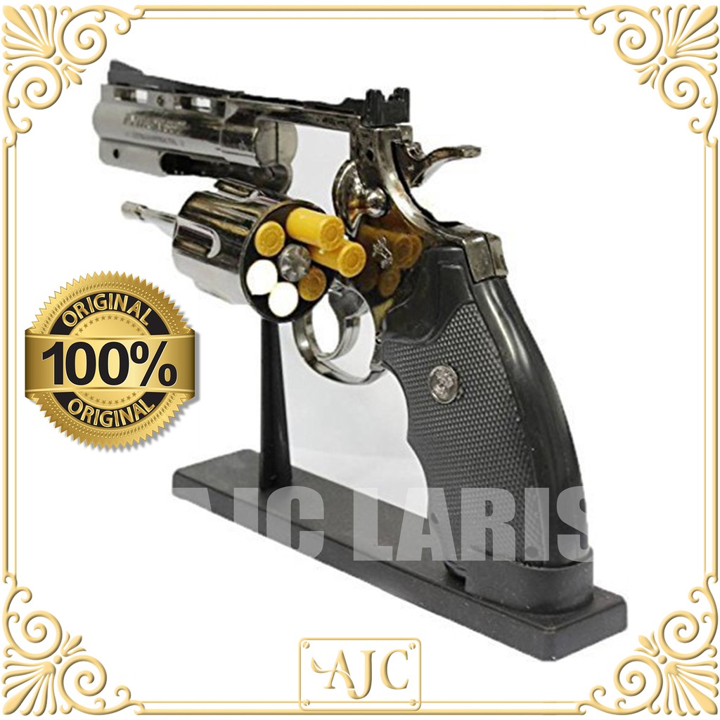 Jual KOREK API PISTOL 1:1 PYTHON 357 FREE PELURU GERATIS STAND PAJANGAN ...