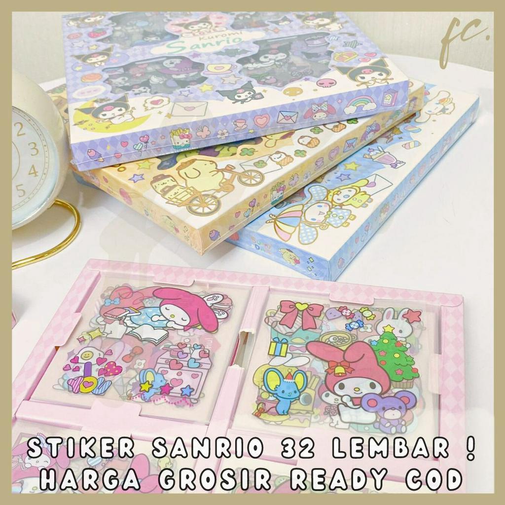 Jual 1 Pack isi 32 Lembar Pcs Sticker Box Merek SENMU SEN MU YE DA Momo ...