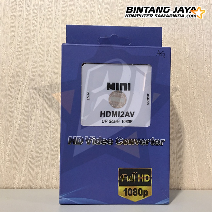 Jual CONVERTER HDMI2AV TO AV RCA / HDMI TO RCA FULL HD 1080P MINI BOX ...