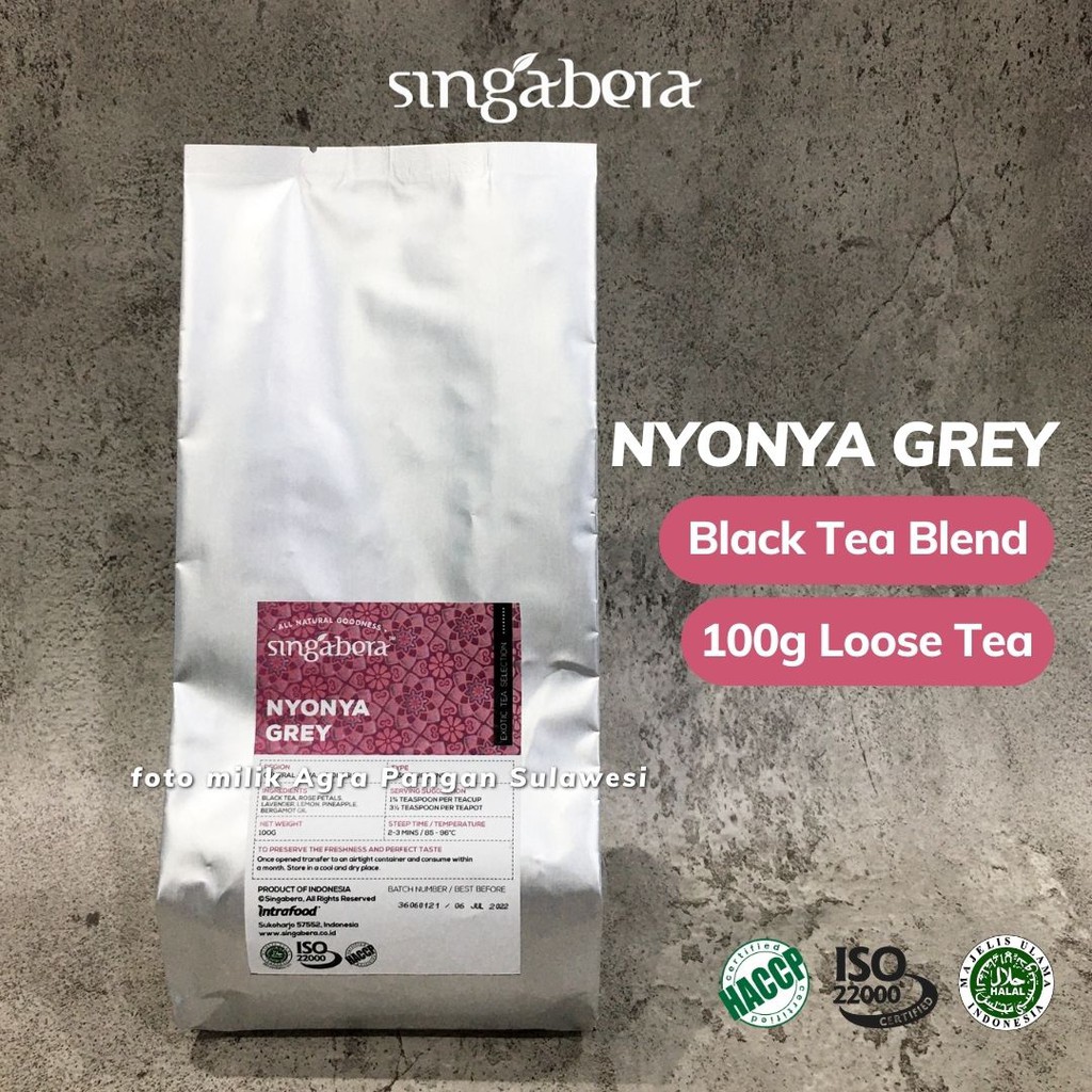 Jual Black Tea Blend Singabera Nyonya Grey Premium Artisan Cafe Resto ...
