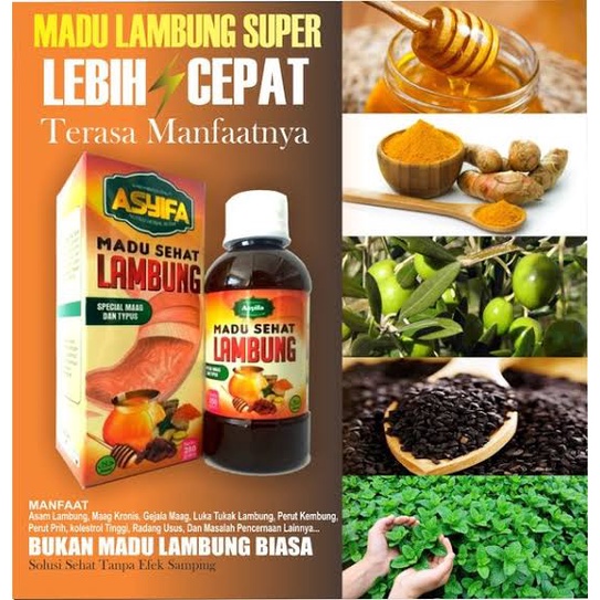 Jual Madu Sehat Lambung Asyfa Herbal Alami Spesial Maag dan Typus ...
