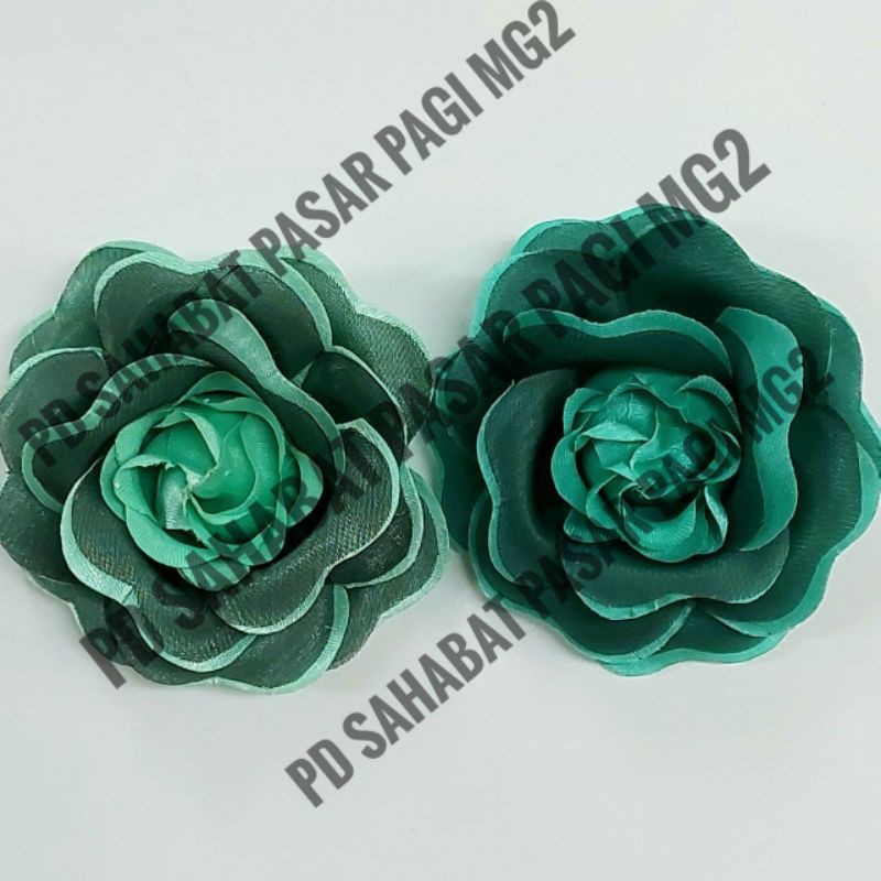 Jual Rose korsase / bunga dada warna tosca / emerald lapis hitam (harga ...