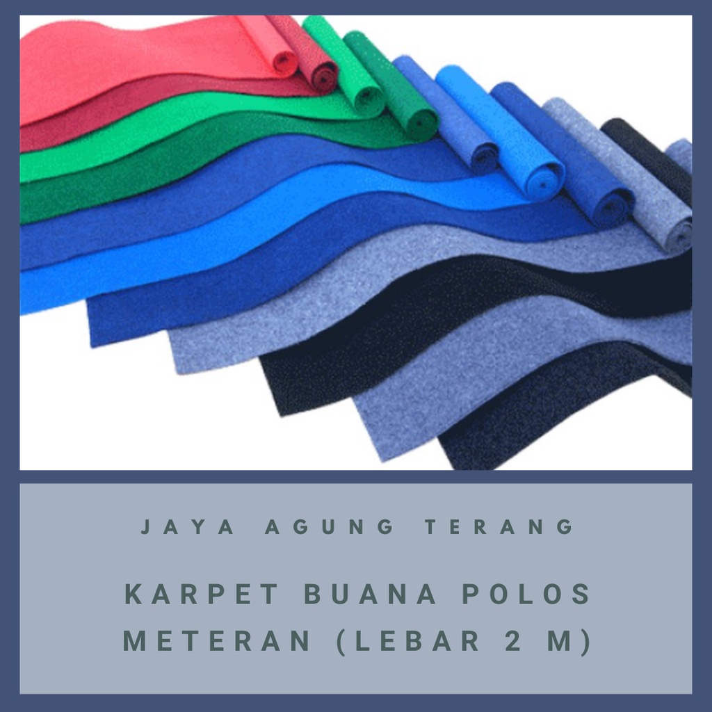 Jual KARPET POLOS METERAN [ APOLLO ] & [ BUANA ] LEBAR 2 METER | Shopee Indonesia