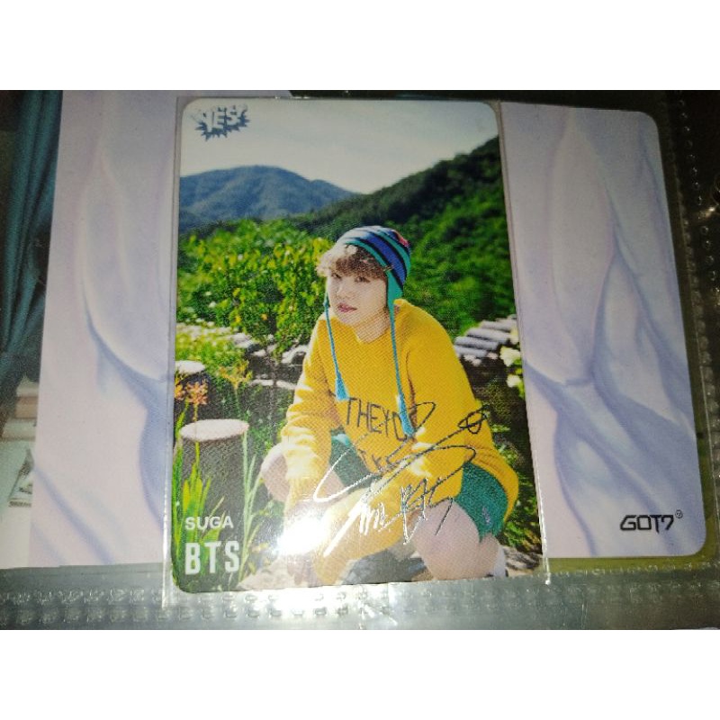 Jual BTS Suga yes card | Shopee Indonesia