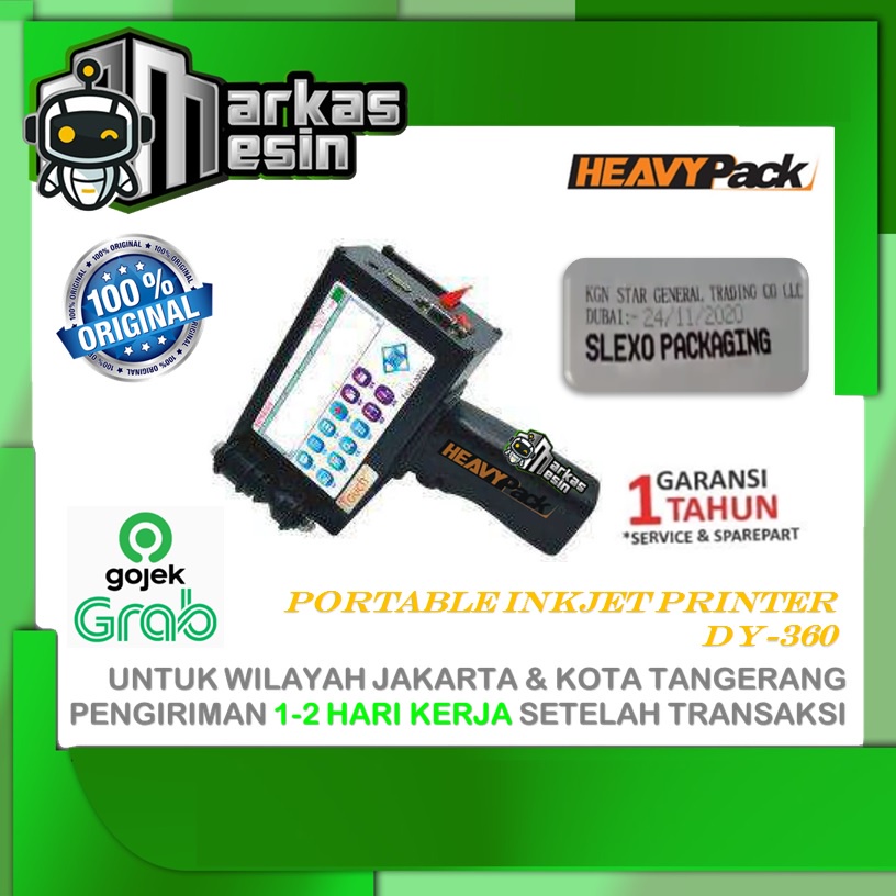 Jual Mesin Inkjet Printer Industri untuk mencetak exp date DY-360 ...